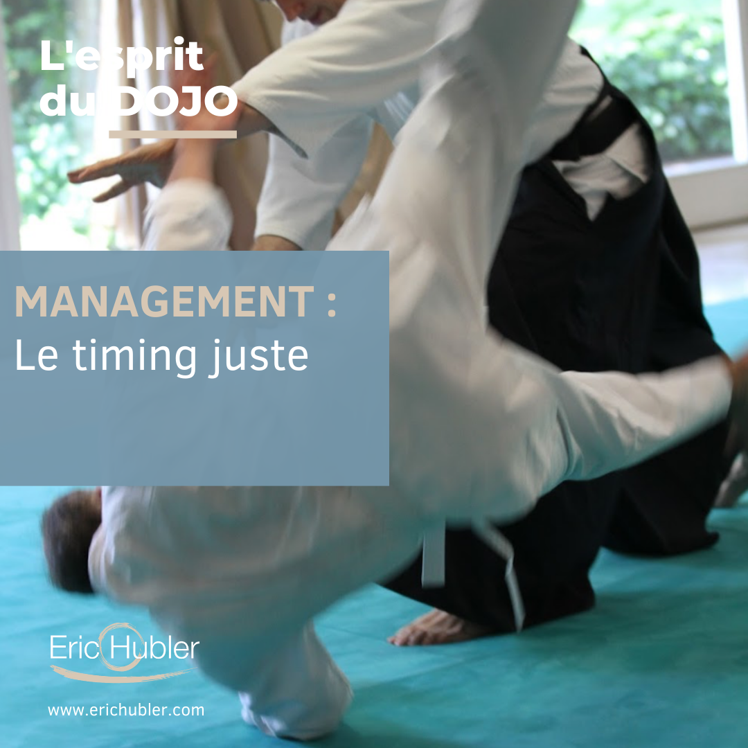 Management : le timing juste - Eric Hubler